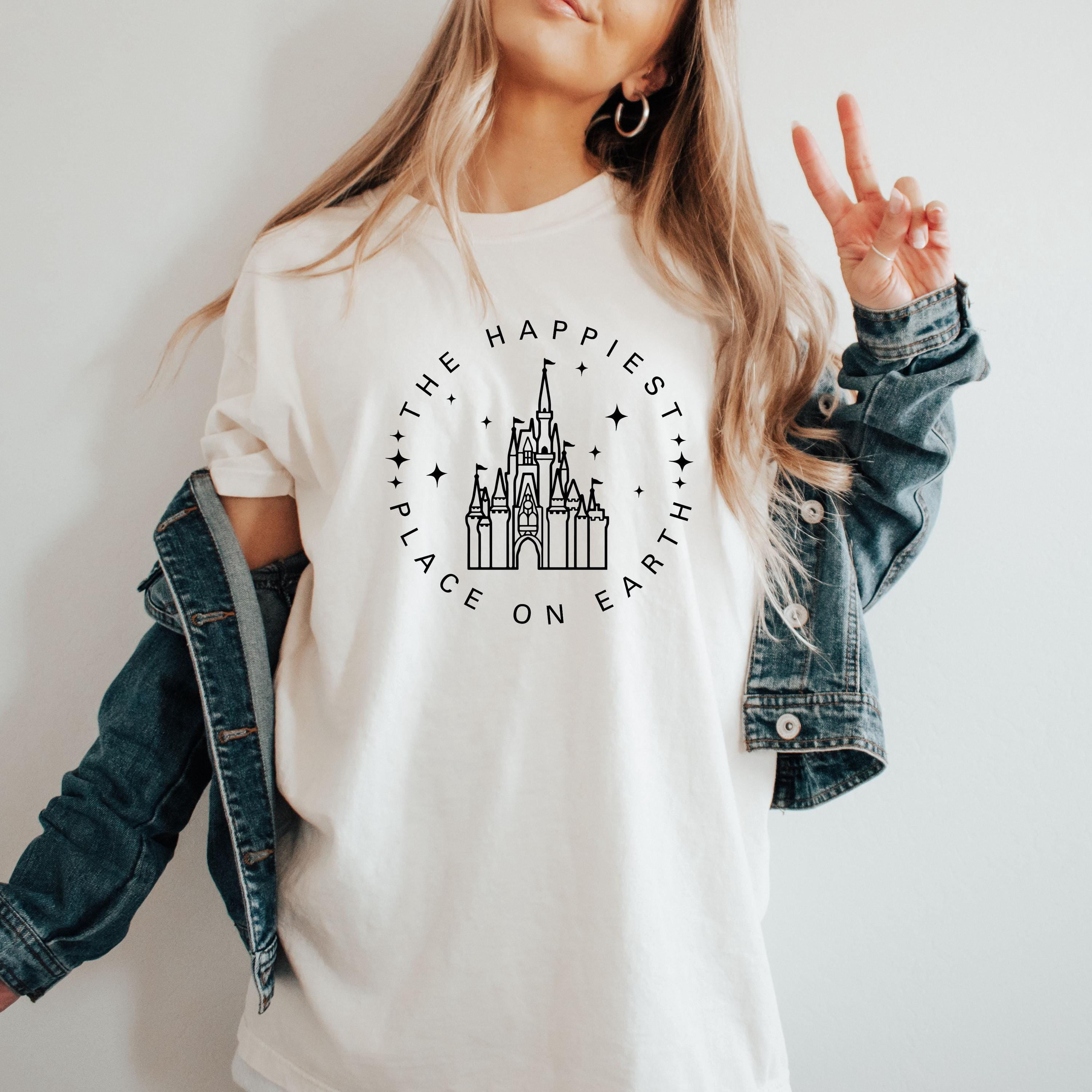 The Happiest Place One Earth Shirt, Disney Castle Shirt, Magical ...