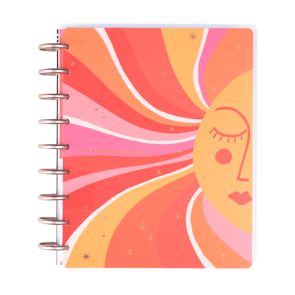 The Happy Planner Cat Coq Retro Sunset Classic Dashboard Planner – 12 ...