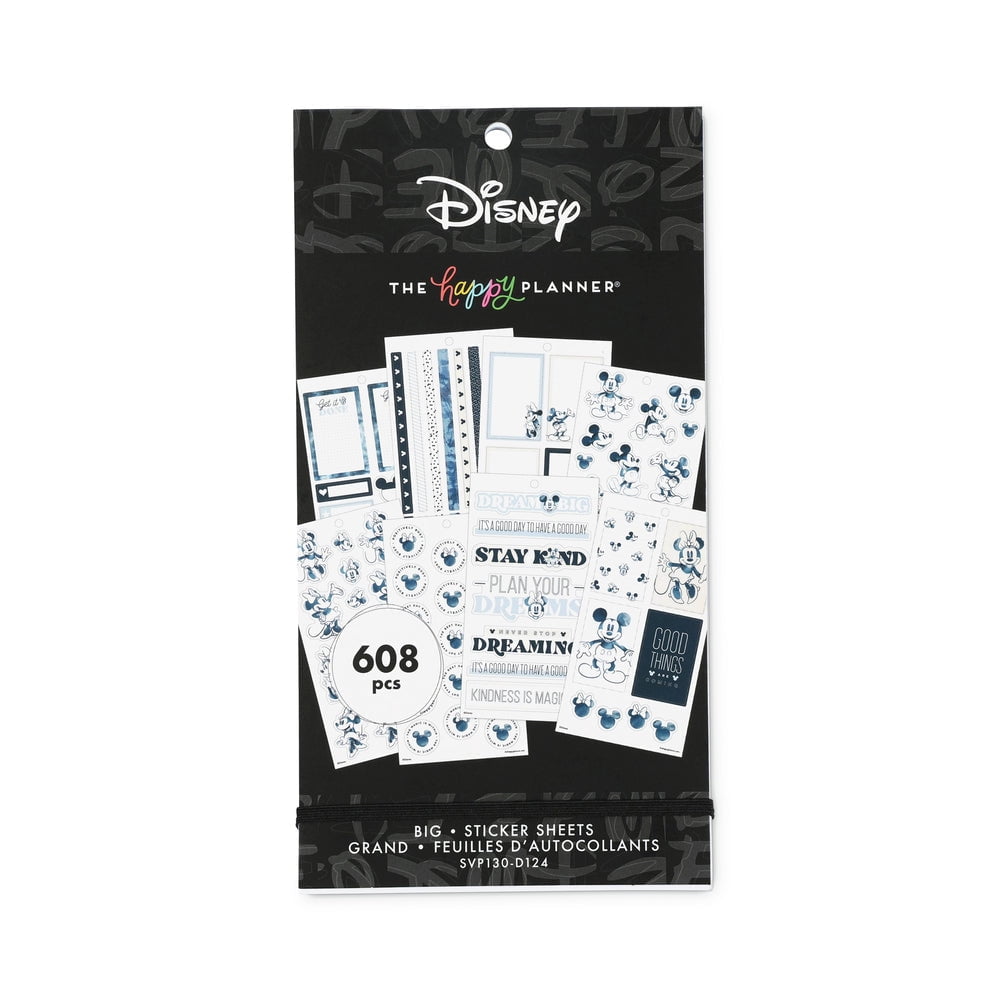 The Happy Planner Disney© Mickey Mouse & Minnie Mouse Indigo Value Pack ...