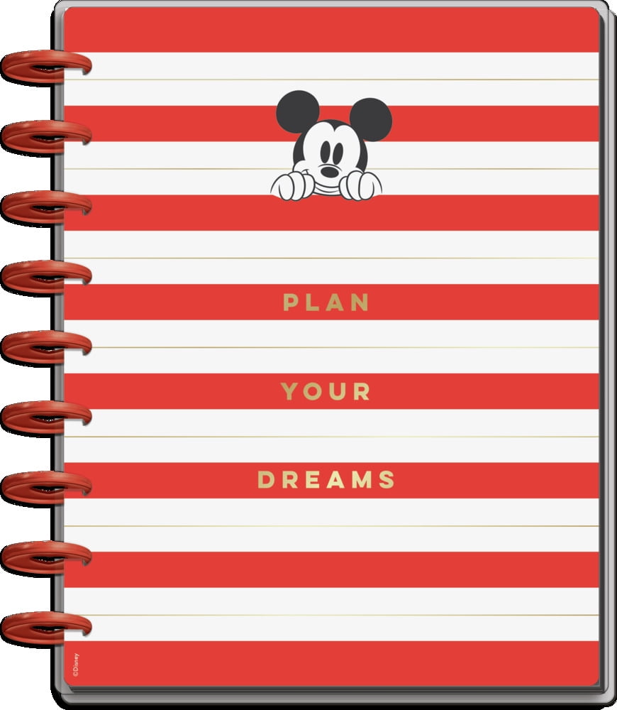 The Happy Planner Disney Mickey Wonderful 12 Month Undated School ...