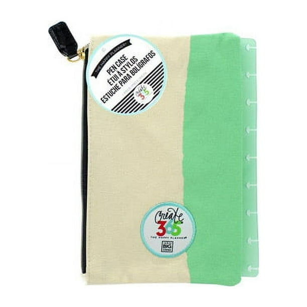 The Happy Planner Snap-In Pen Case: Mint/White - Walmart.com