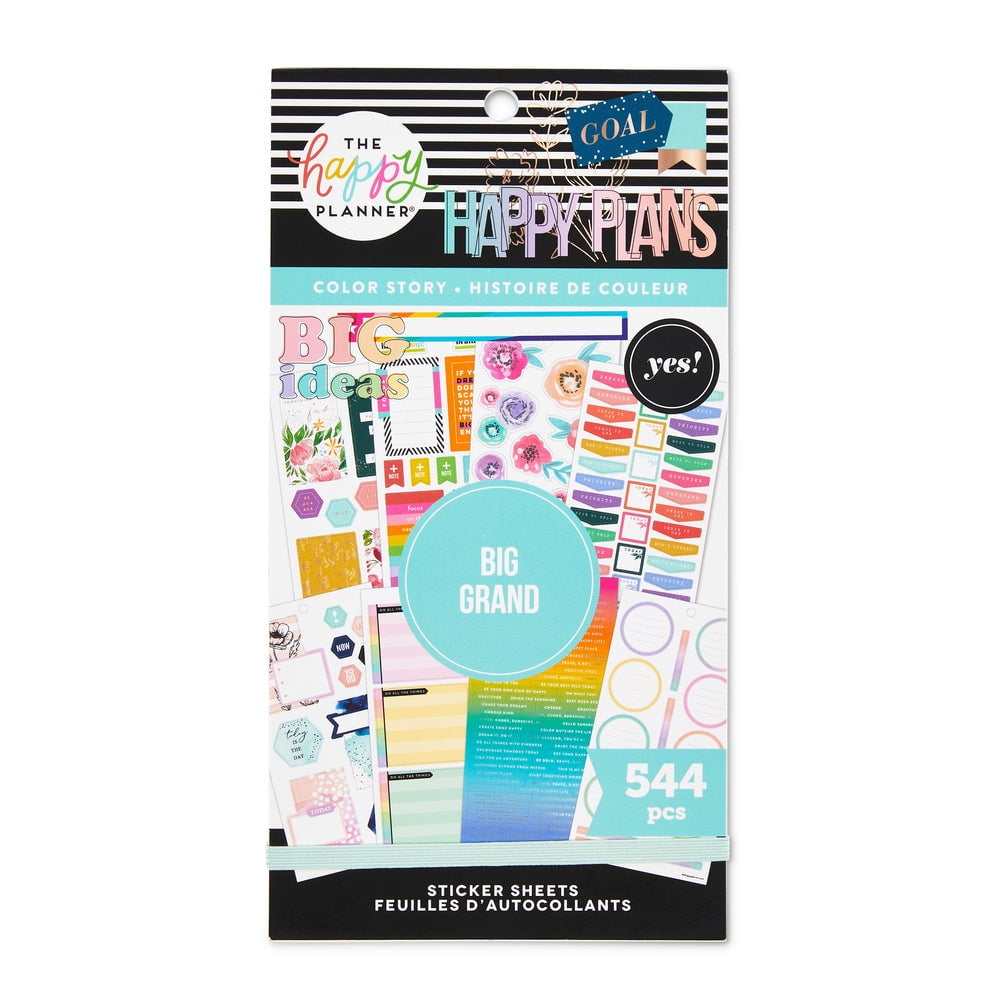 The Happy Planner Value Pack Stickers - Color Your World - Big ...
