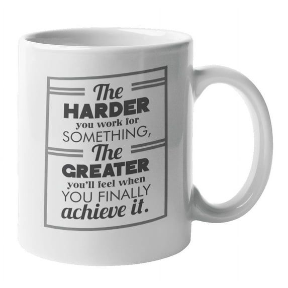 The Harder You Work Coffee & Tea Mug Cup for Coworker or Colleague ...