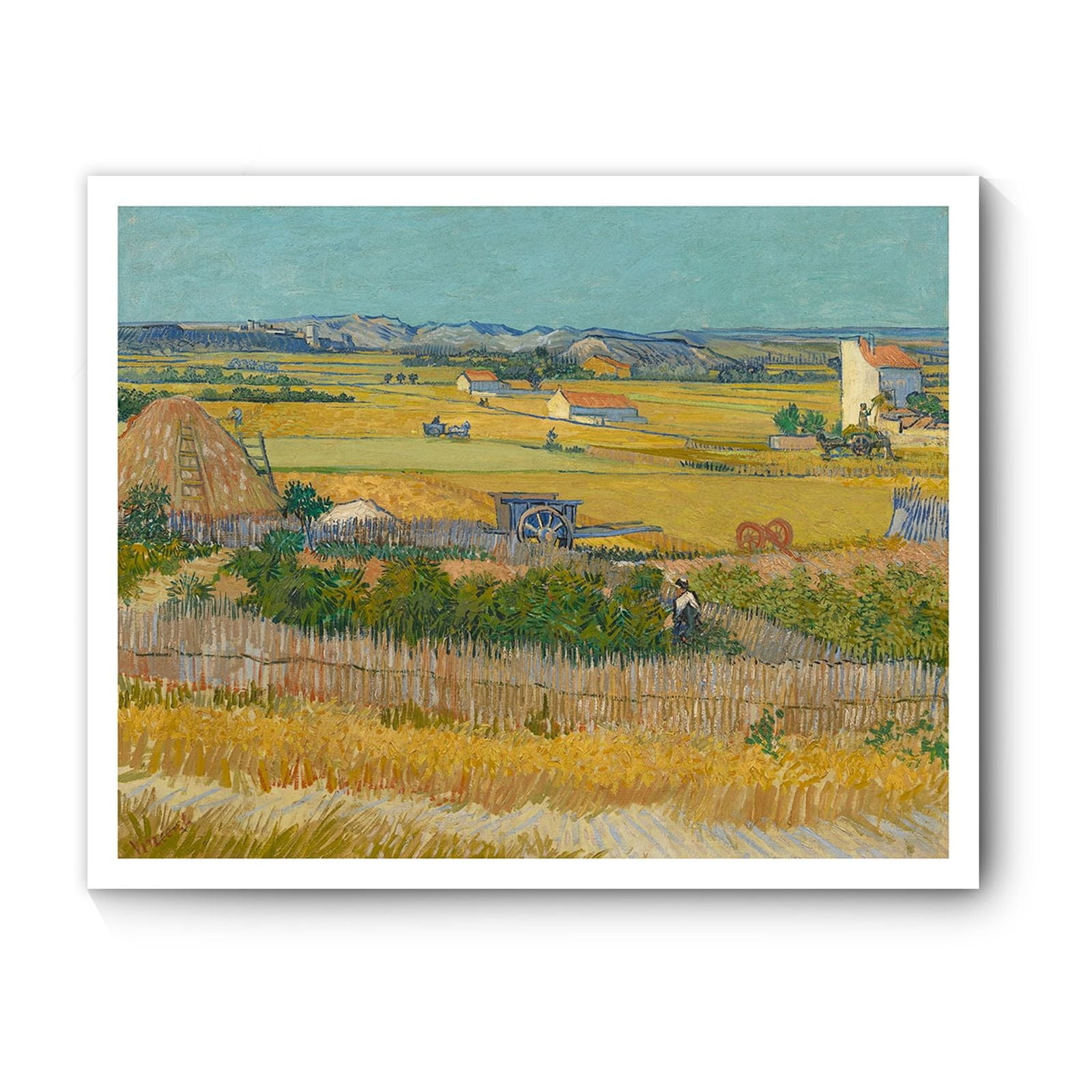 The Harvest Canvas Prints of Vincent Van Gogh Famous Oil Paintings ...