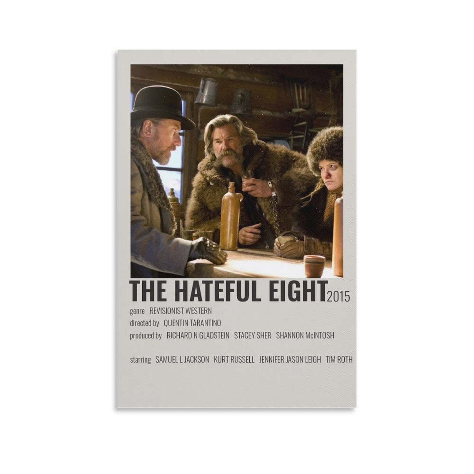 The Hateful Eight Movie Poster (2) Painting On Canvas Wall Art Poster ...