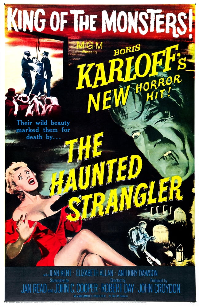 The Haunted Strangler (Aka Grip Of The Strangler) Us Poster Boris ...