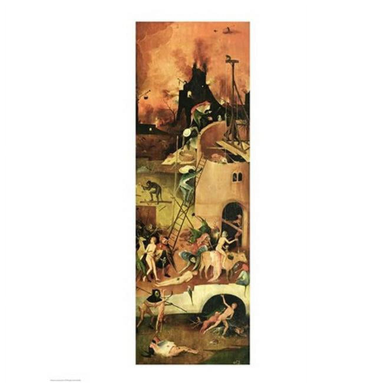 The Haywain Right Wing of The Triptych Depicting Hell C.1500 Poster ...