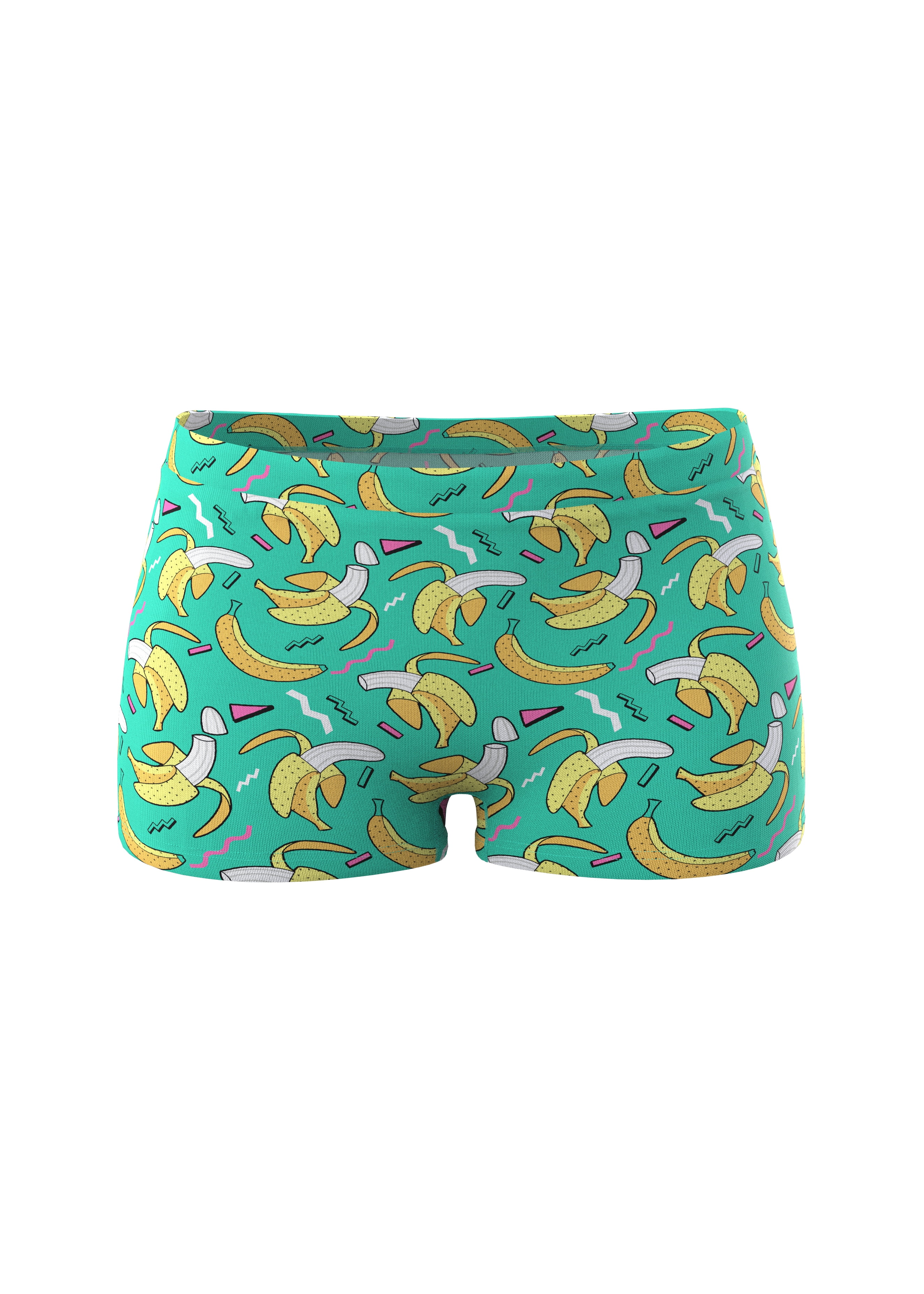 The Health Class - Shinesty Retro Banana Modal Boyshort Underwear XL ...