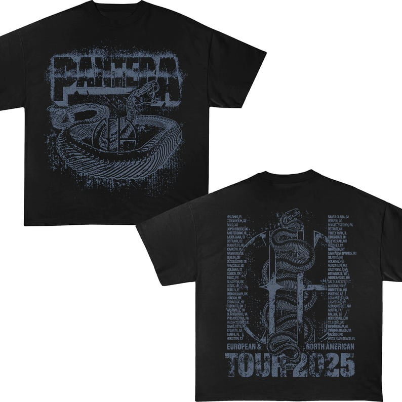 The Heaviest Tour Of The Summer Tour 2025 Shirt, Pantera The Heaviest ...