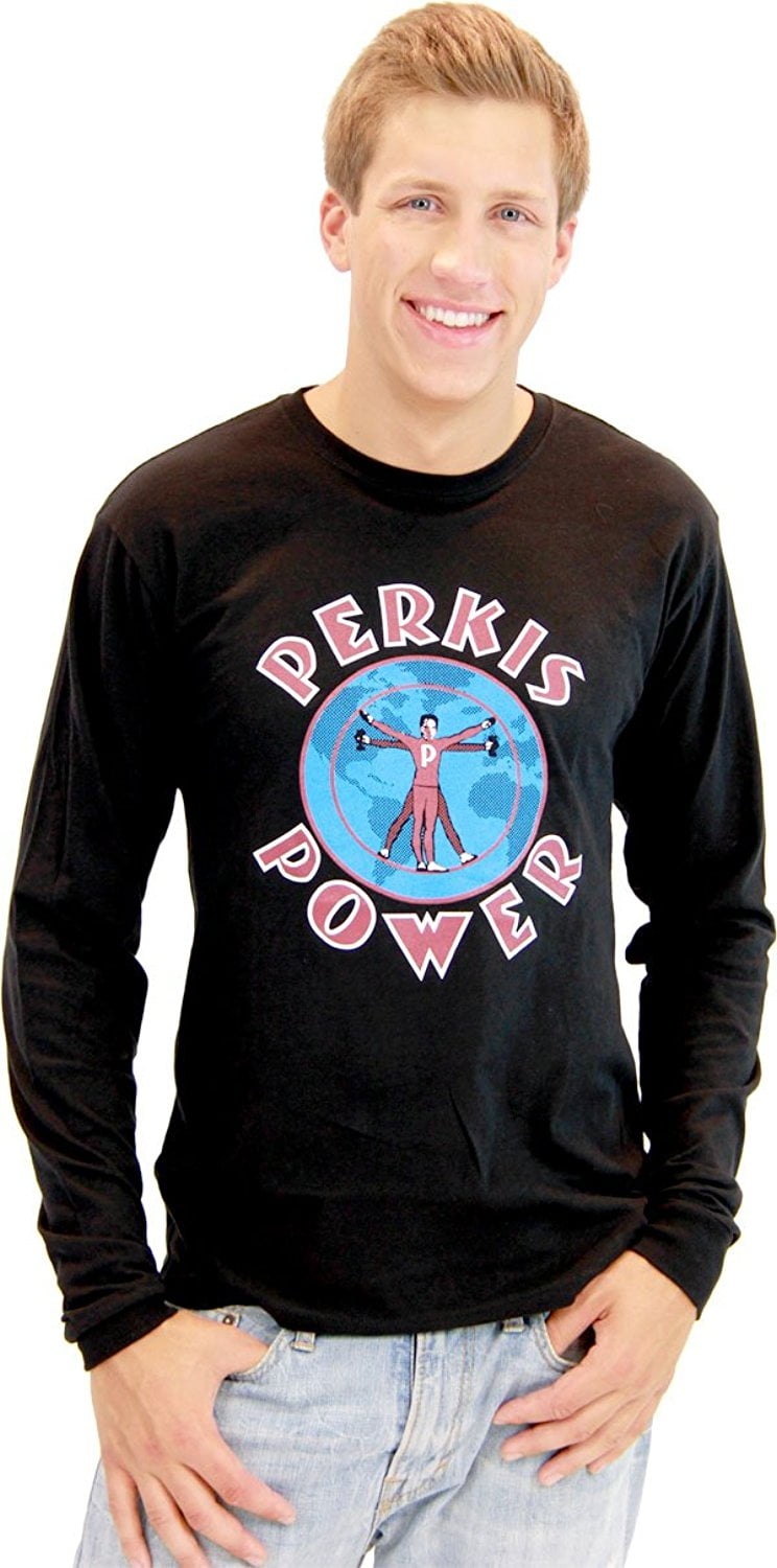 The Heavyweights Tony Perkis Power Camp Hope Black Adult Long Sleeve T ...