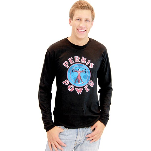 The Heavyweights Tony Perkis Power Camp Hope Black Adult Long Sleeve T ...