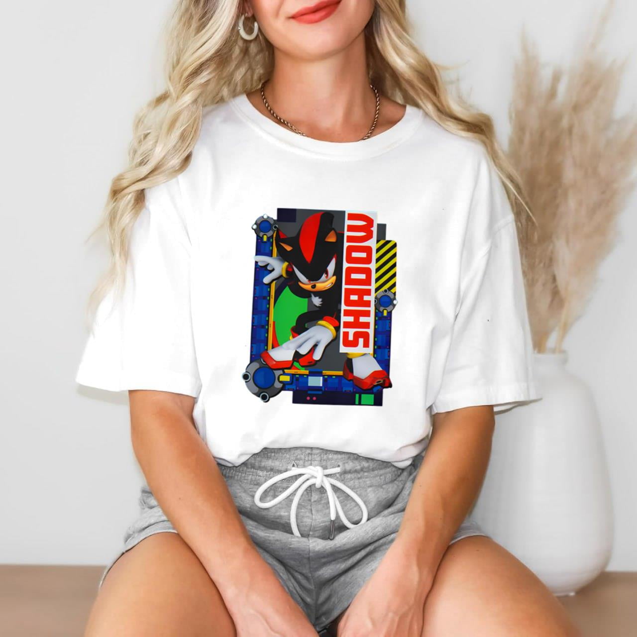 The Hedgehog Boys Shadow Character Sega Rival Comfort Color T-Shirt Gaming Cool, for men & women ...