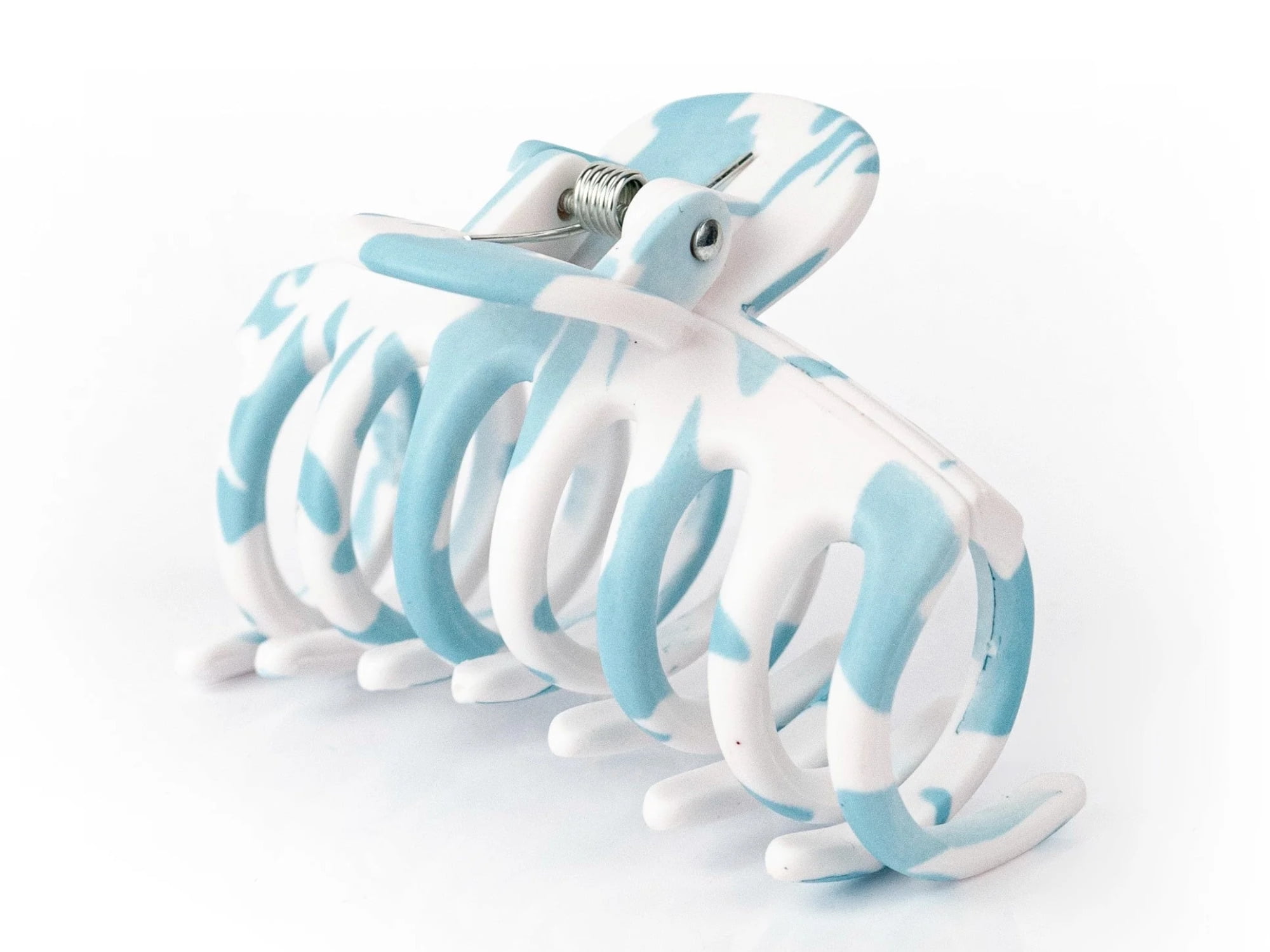 The Heel - Light Blue White Hair Clip - Walmart.com