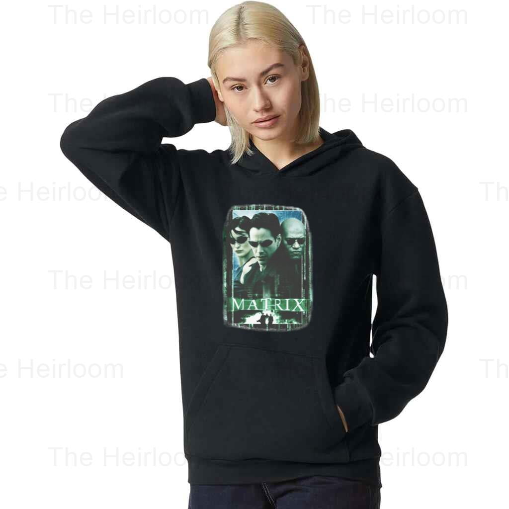 The Heirloom Matrix Hoodie Neo Red Blue Pill Y2K Movie Style, for men ...