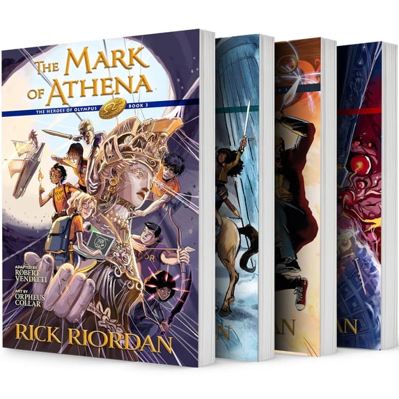 The Heroes of Olympus Series, 4 Books Collection Set, Lost Hero, Son of ...