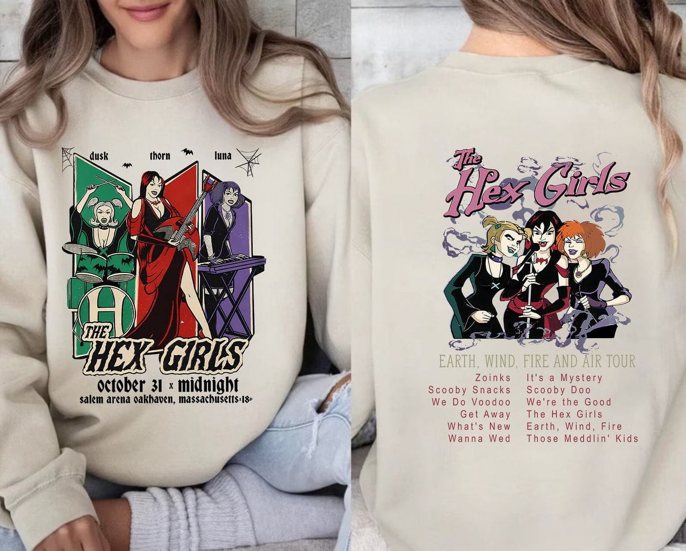 The Hex Girls Sweatshirt, The Hex Girls Rock Band Music SweatShirt ...