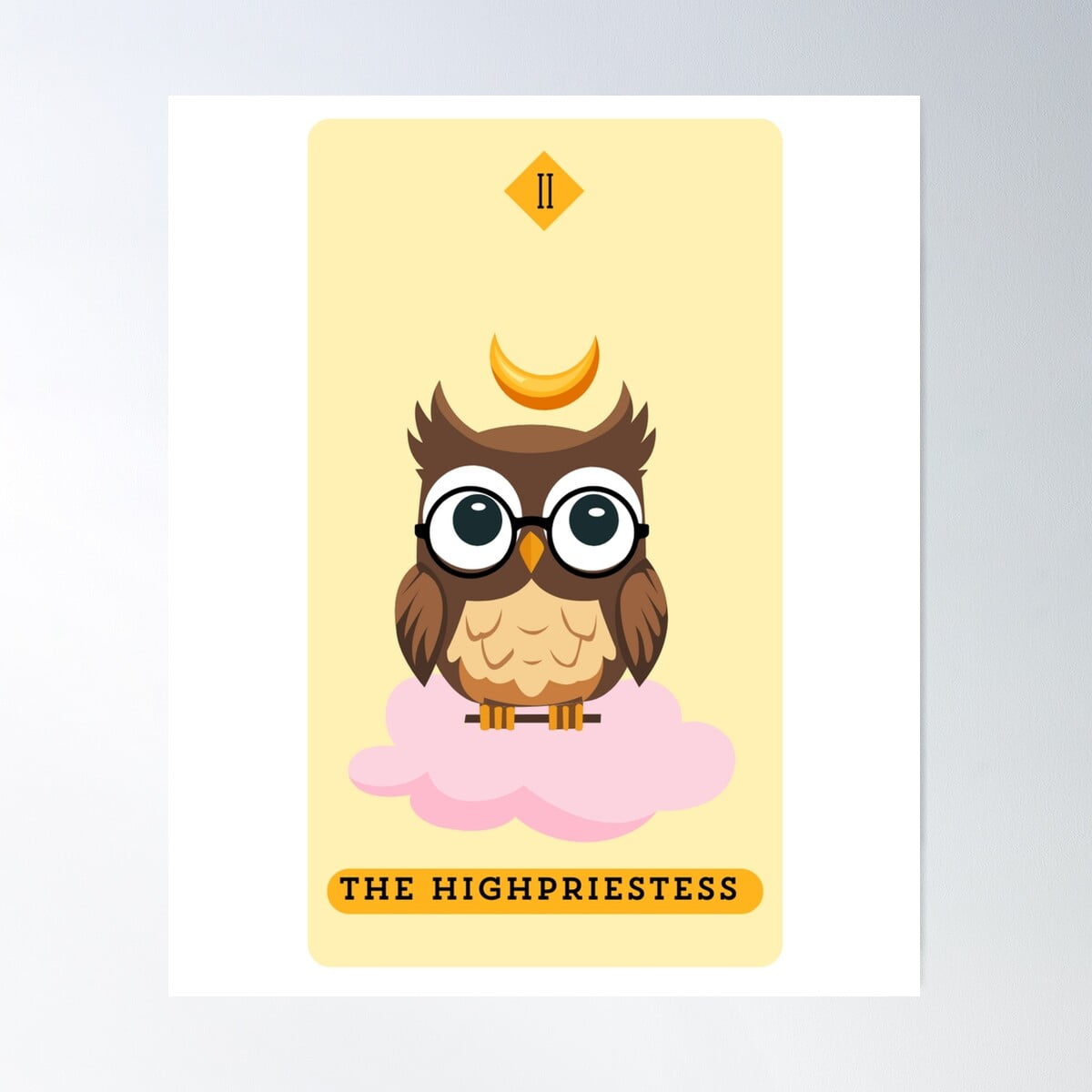 The High Priestess Poster Wall Art, Modern Wall Decor For Living Room ...