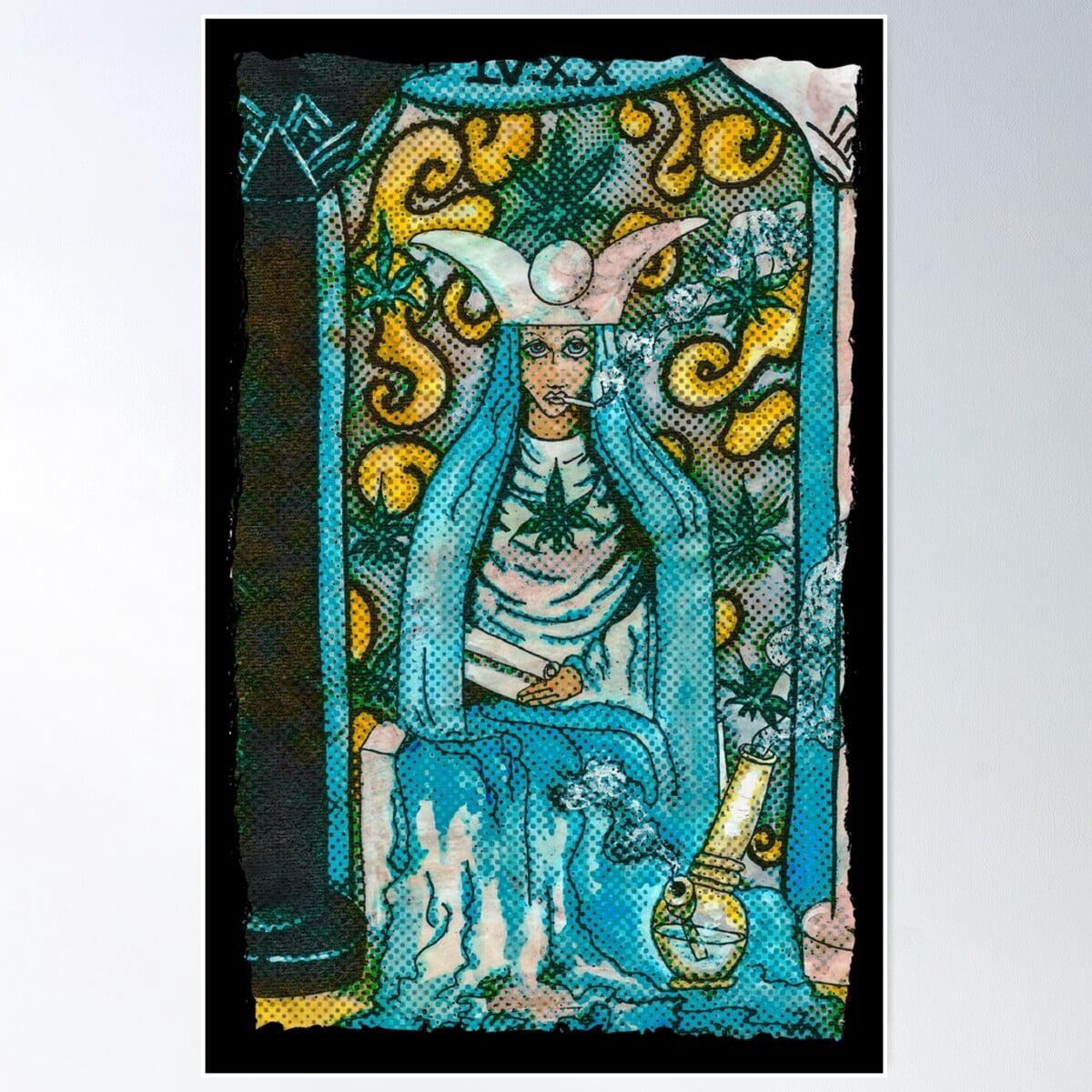 The High Priestess Poster Wall Art, Modern Wall Decor For Living Room ...