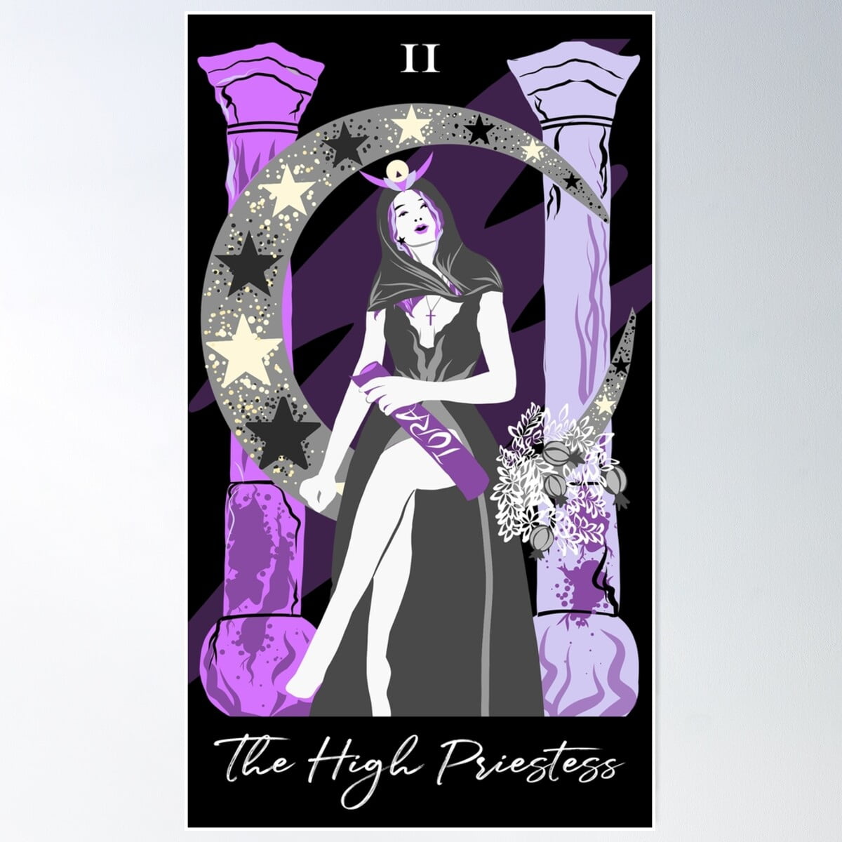 The High Priestess Poster Wall Art, Modern Wall Decor For Living Room ...