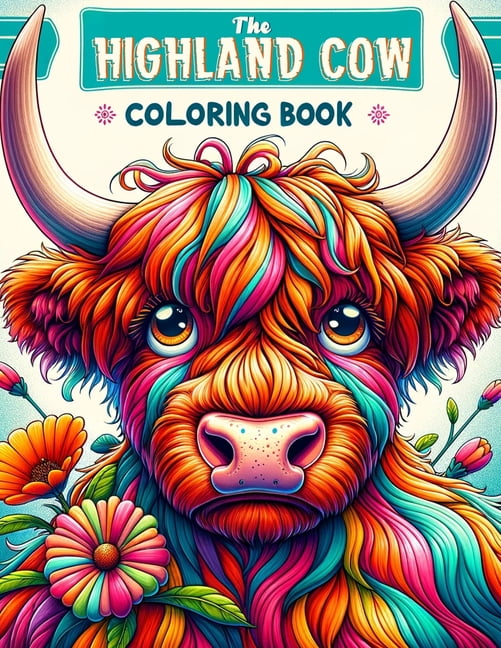 The Highland Cow Coloring book: A Majestic and Artistic Journey through ...