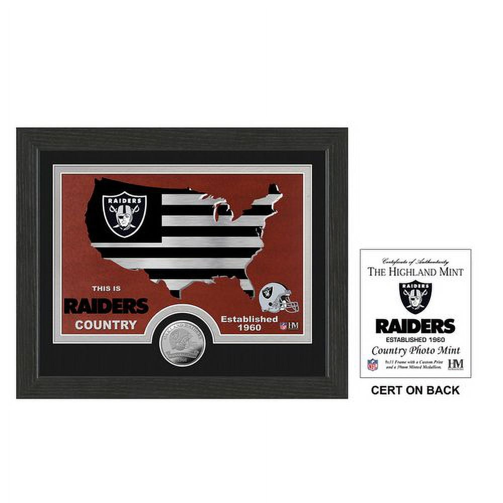 The Highland Mint Oakland Raiders ''Country'' Bronze Coin Photo Mint ...