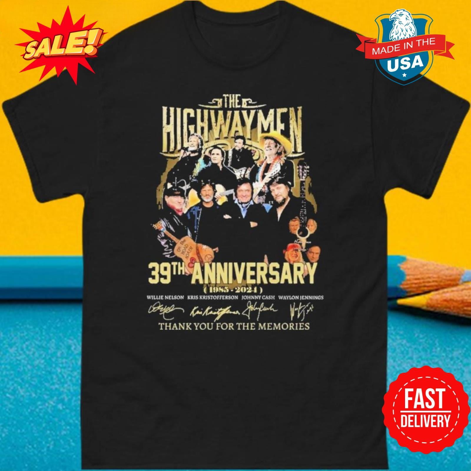 The Highwaymen 39th Anniversary 1985-2024 Thank You For The Memories T ...