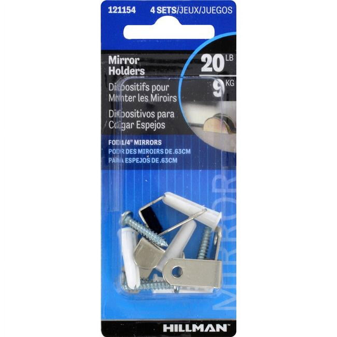 The Hillman Group 121154 Hidden Mirror Holders - Walmart.com
