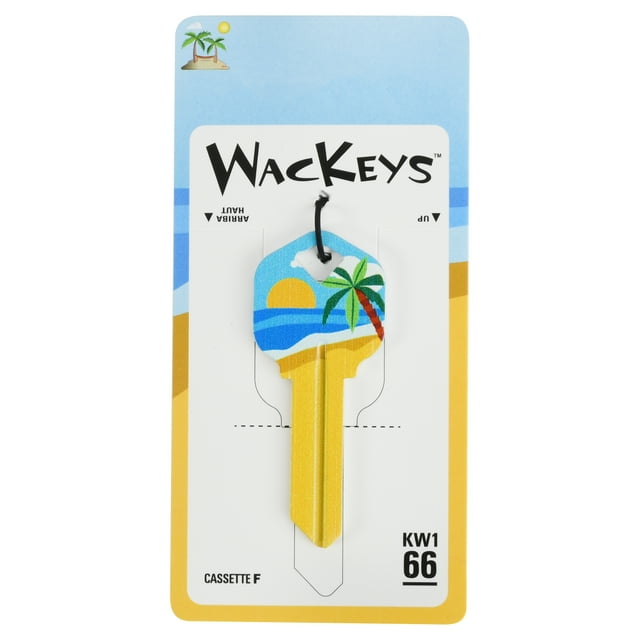 The Hillman Group WacKeys Tropical Key Blank #66, KW1 - Walmart.com