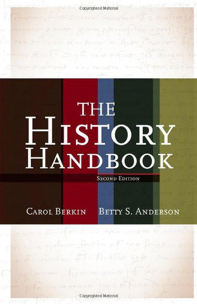 The History Handbook 9780495906766 Used / Pre-owned - Walmart.com