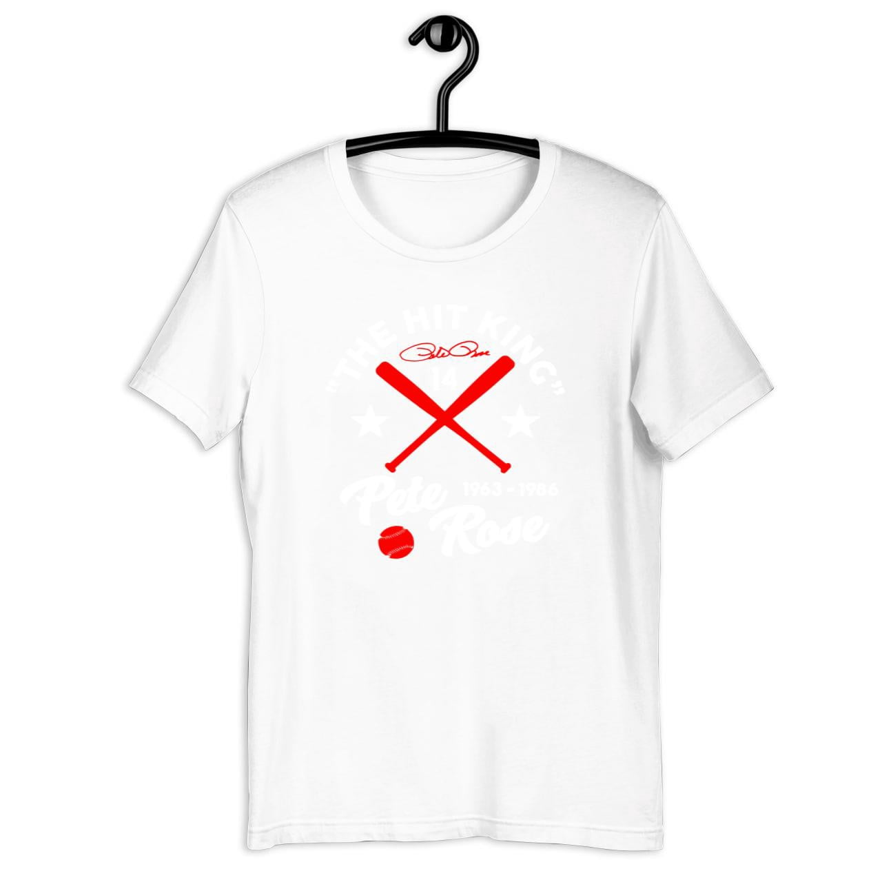 The Hit King Pete Rose 1963 1986 Signature Shirt-TH30834 - Walmart.com