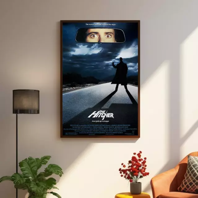 The Hitcher Movie Poster, Classic Movie The Hitcher Poster, Cloth Photo ...