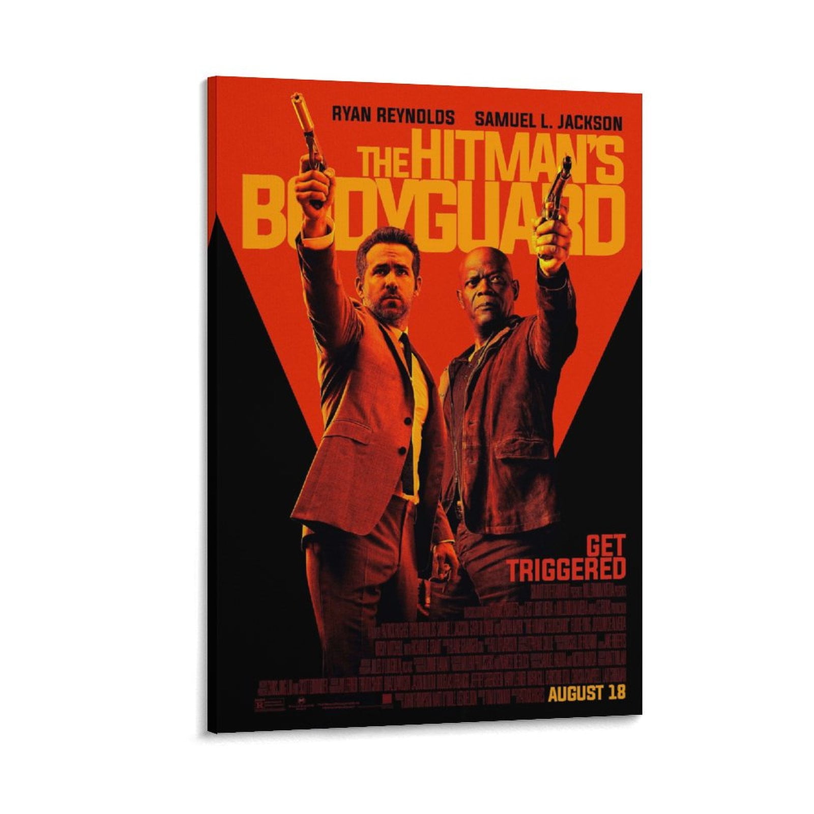 The Hitman's Bodyguard Classic Movie Poster Posters Wall Art Painting ...