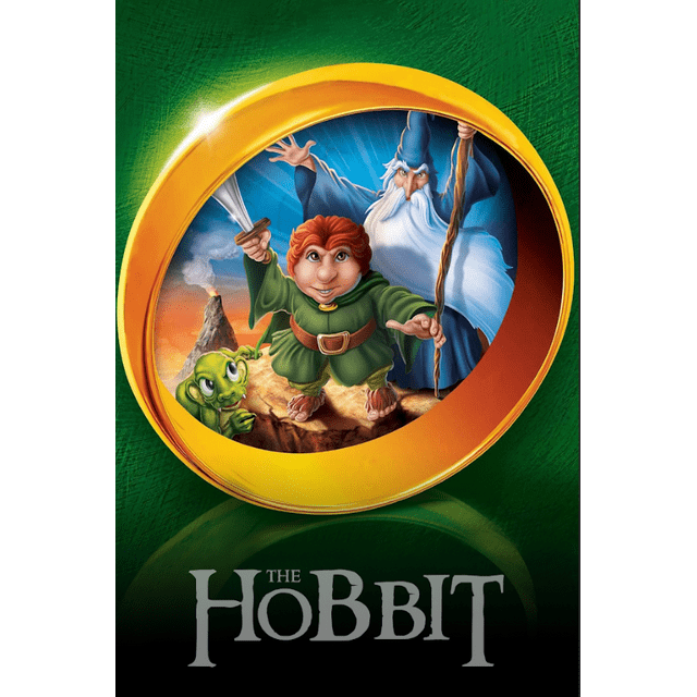 The Hobbit (1977) 24x36 Movie Poster, Animated Classic, Rare Vintage ...