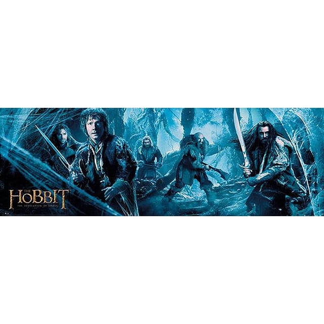 The Hobbit 2: The Desolation Of Smaug - Door Movie Poster (Bilbo & The ...