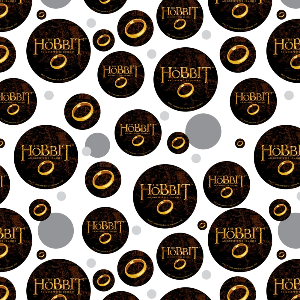 The Hobbit An Unexpected Journey Logo Premium Gift Wrap Wrapping Paper ...