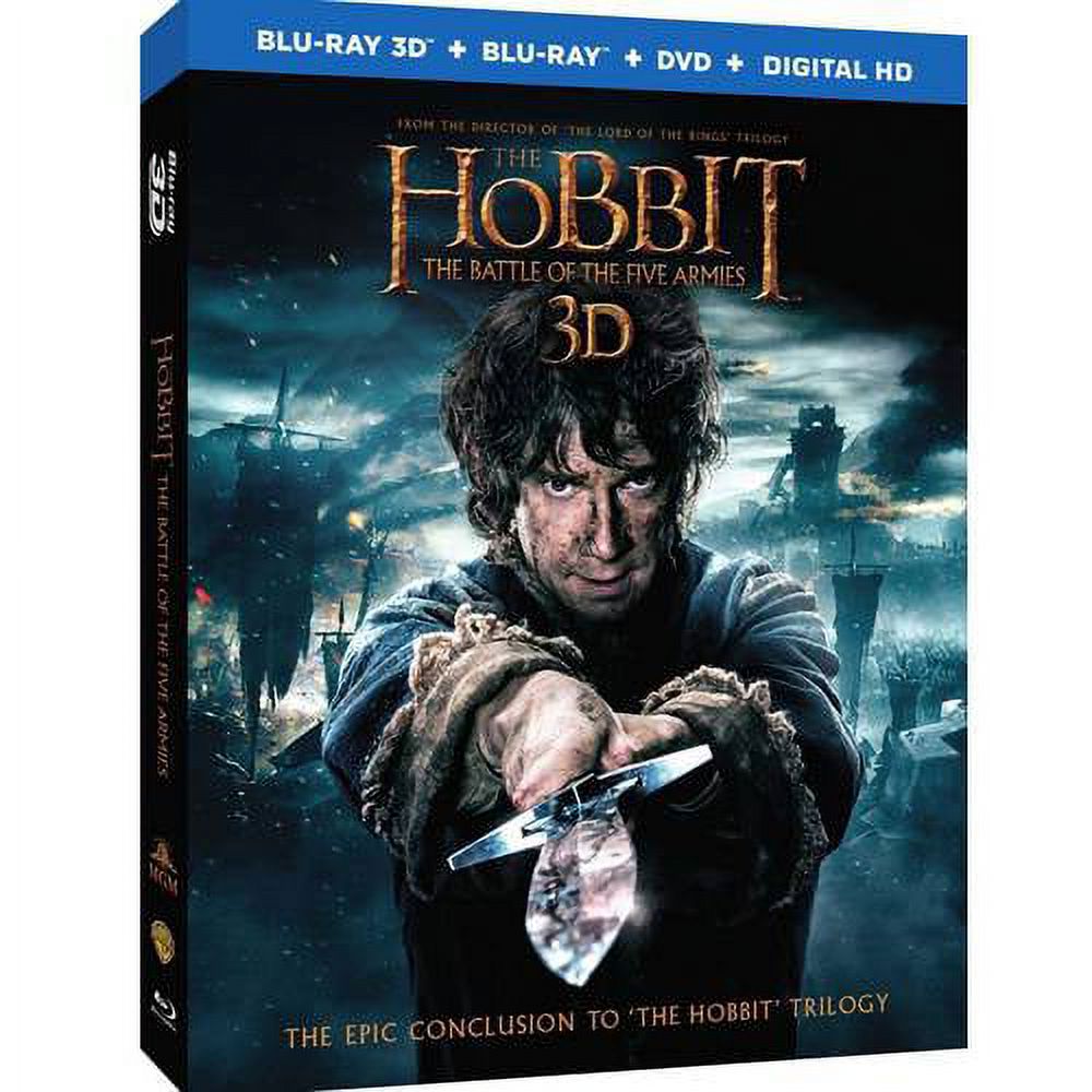 Pre-Owned The Hobbit: The Battle Of The Five Armies (3D Blu-ray + Blu-ray + DVD + Digital With ...
