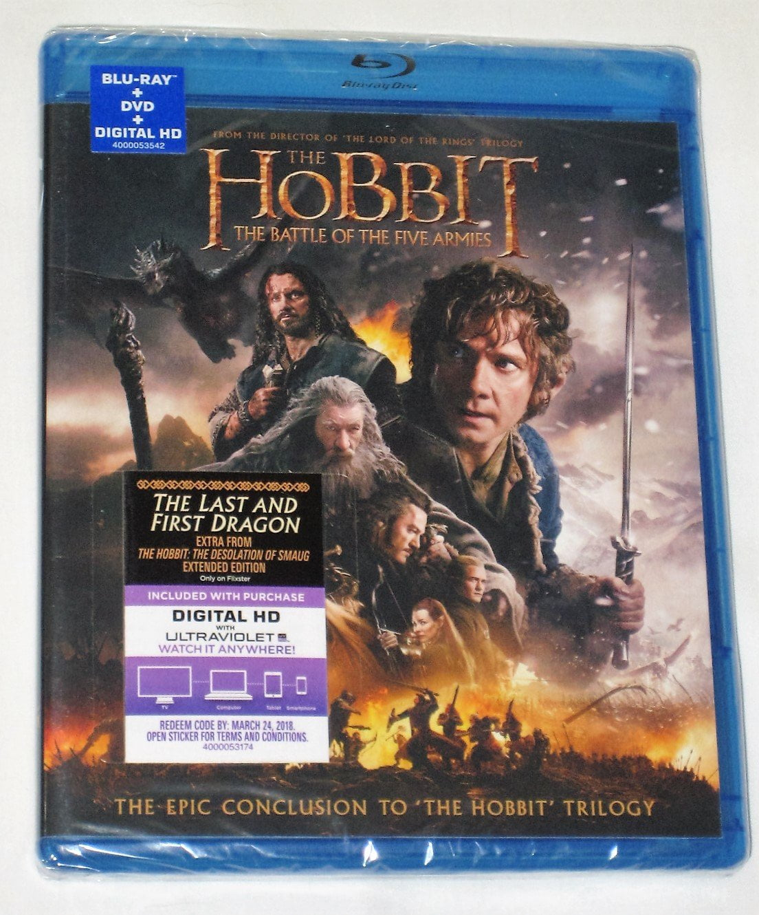 Pre-Owned The Hobbit: Battle of Five Armies Blu-ray - Walmart.com