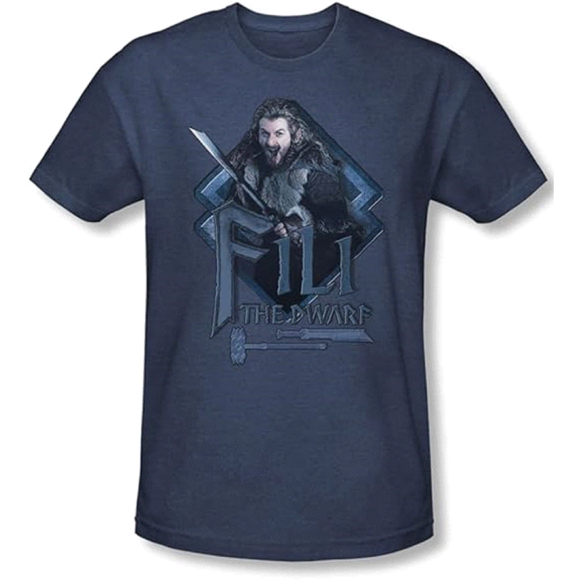 The Hobbit Fili the Dwarf Navy Blue Men's T-Shirt - (Medium) - Walmart.com