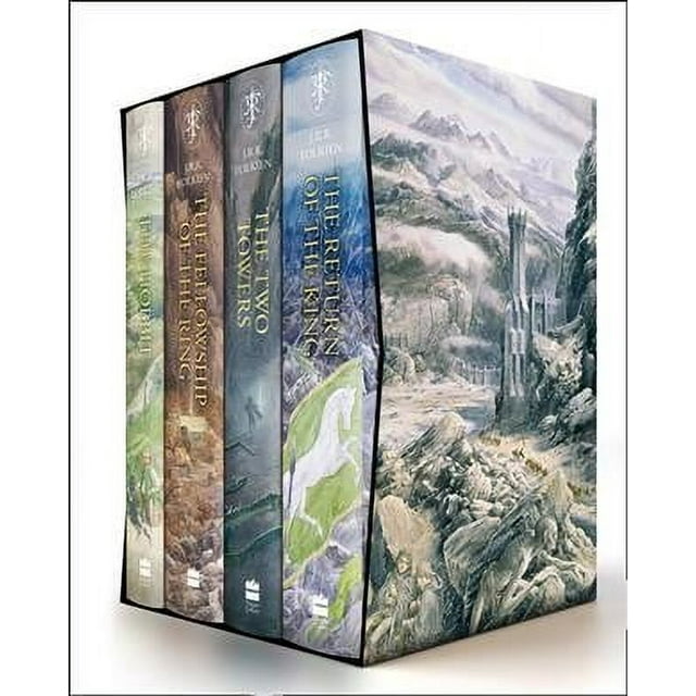The Hobbit & The Lord of the Rings 4-Book Boxed Set (Illustrated ...