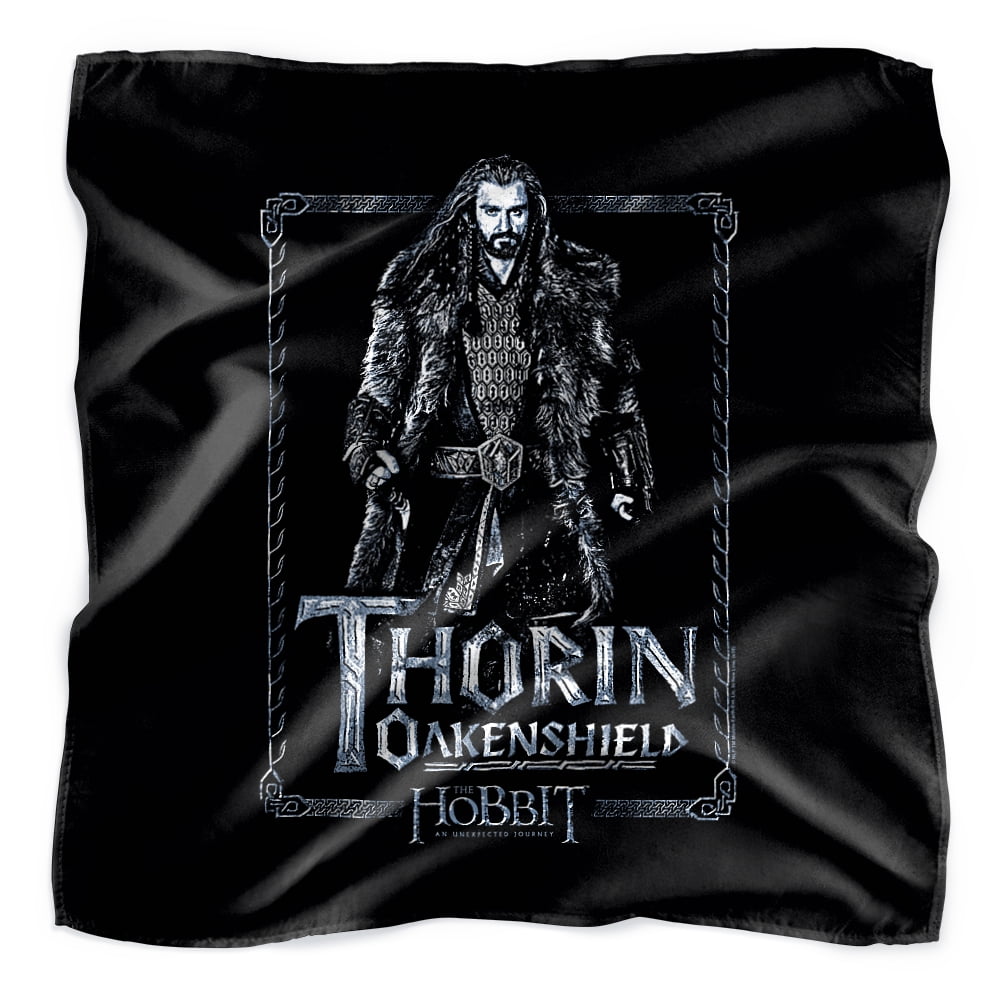 The Hobbit Thorin Stare Bandana (21 in x 21 in) - Walmart.com