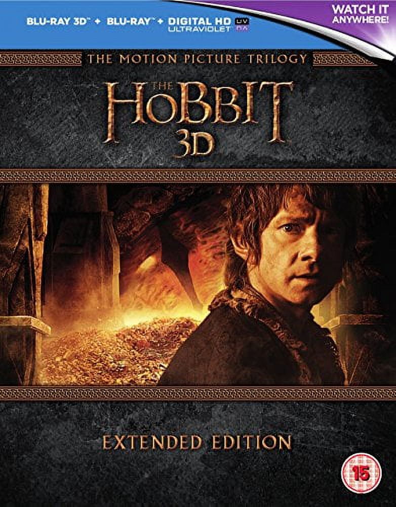 The Hobbit Trilogy Extended Edition - Blu-ray 3D Collection Set [2015 ...
