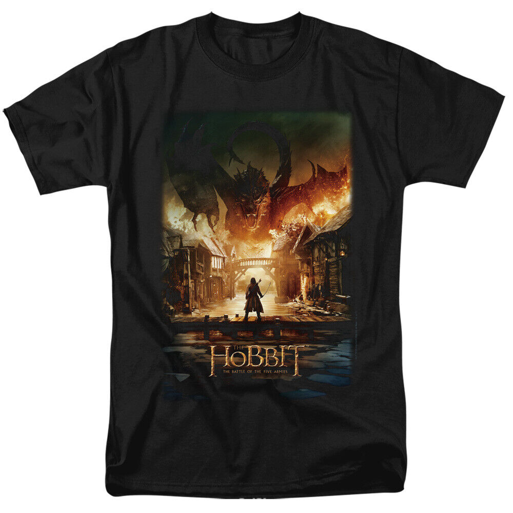 The Hobbit Trilogy Smaug Poster" T-Shirt or Sleeveless Tank - through ...