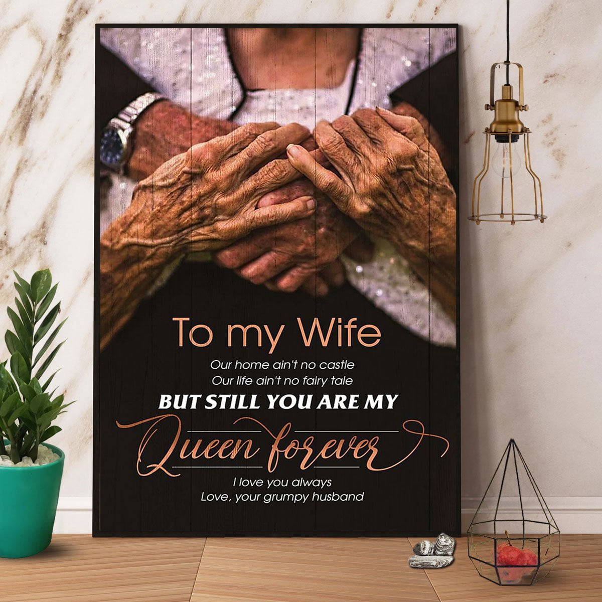 The Hold Hands To My Wife You Still Are My Queen Forever I Love You ...