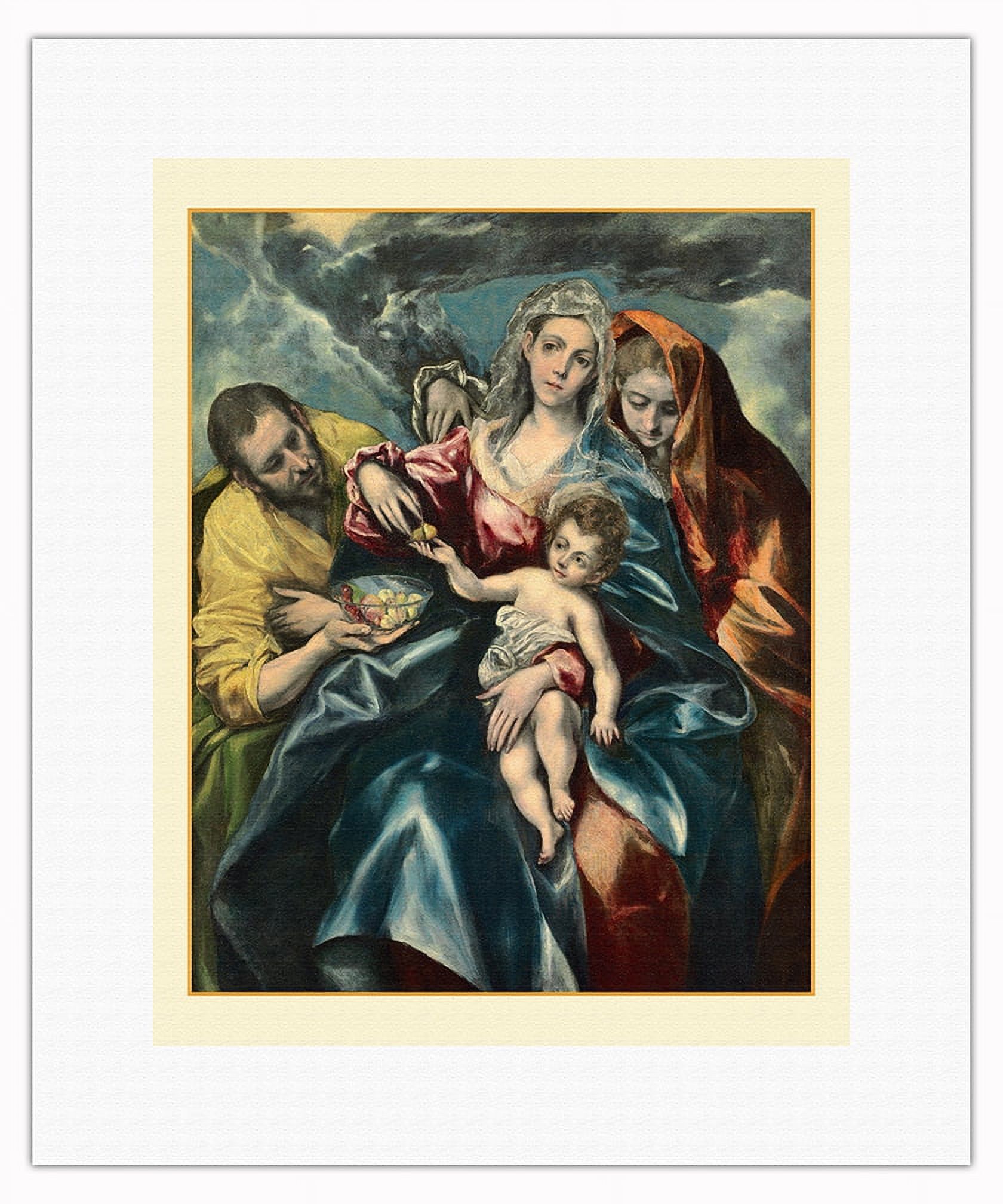 The Holy Family with Mary Magdalene - Vintage Religious Art by El Greco ...