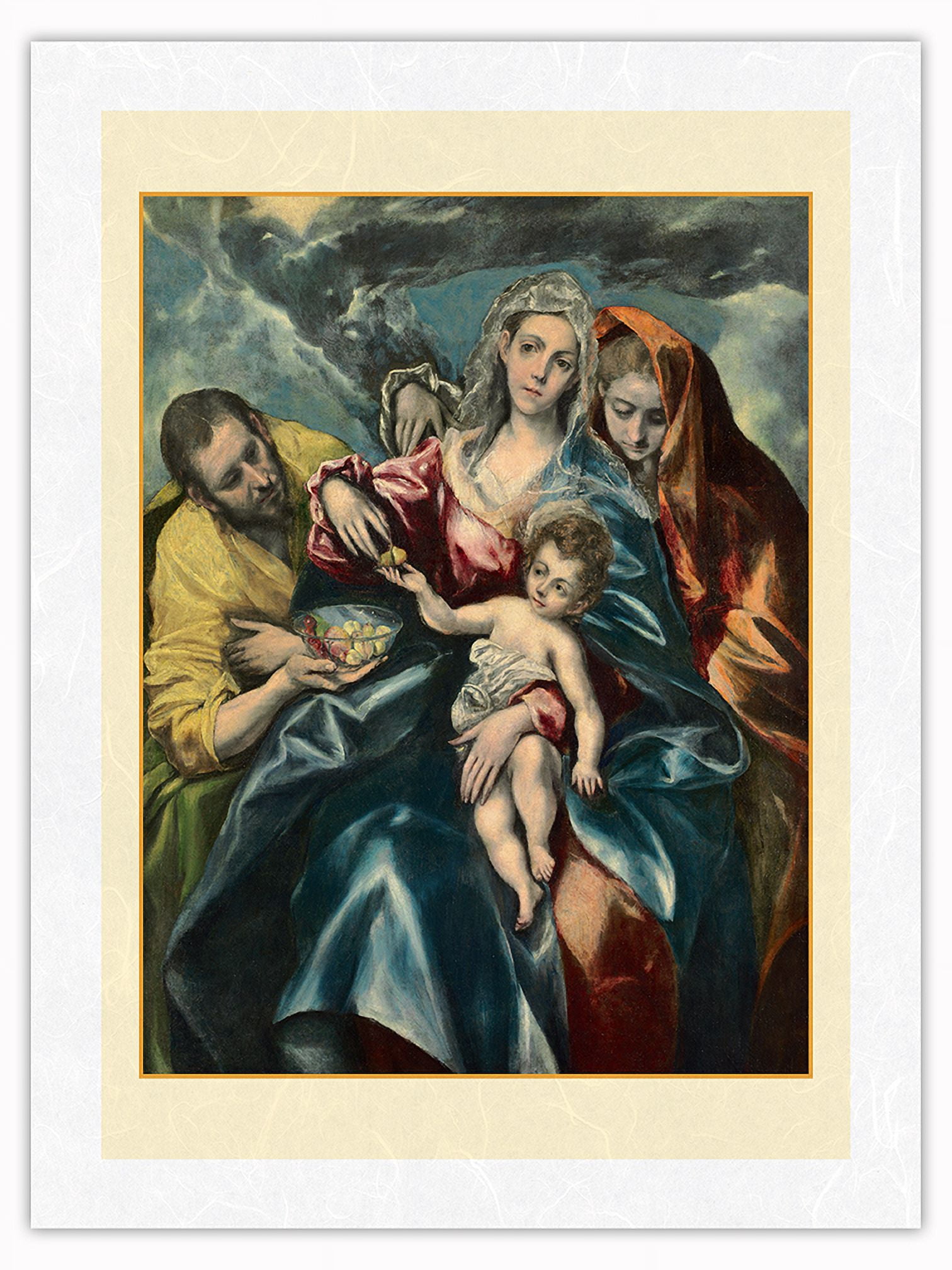 The Holy Family with Mary Magdalene - Vintage Religious Art by El Greco ...