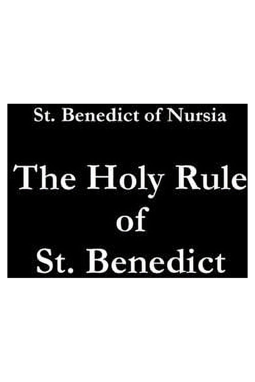 The Holy Rule of St. Benedict (Paperback) - Walmart Business Supplies