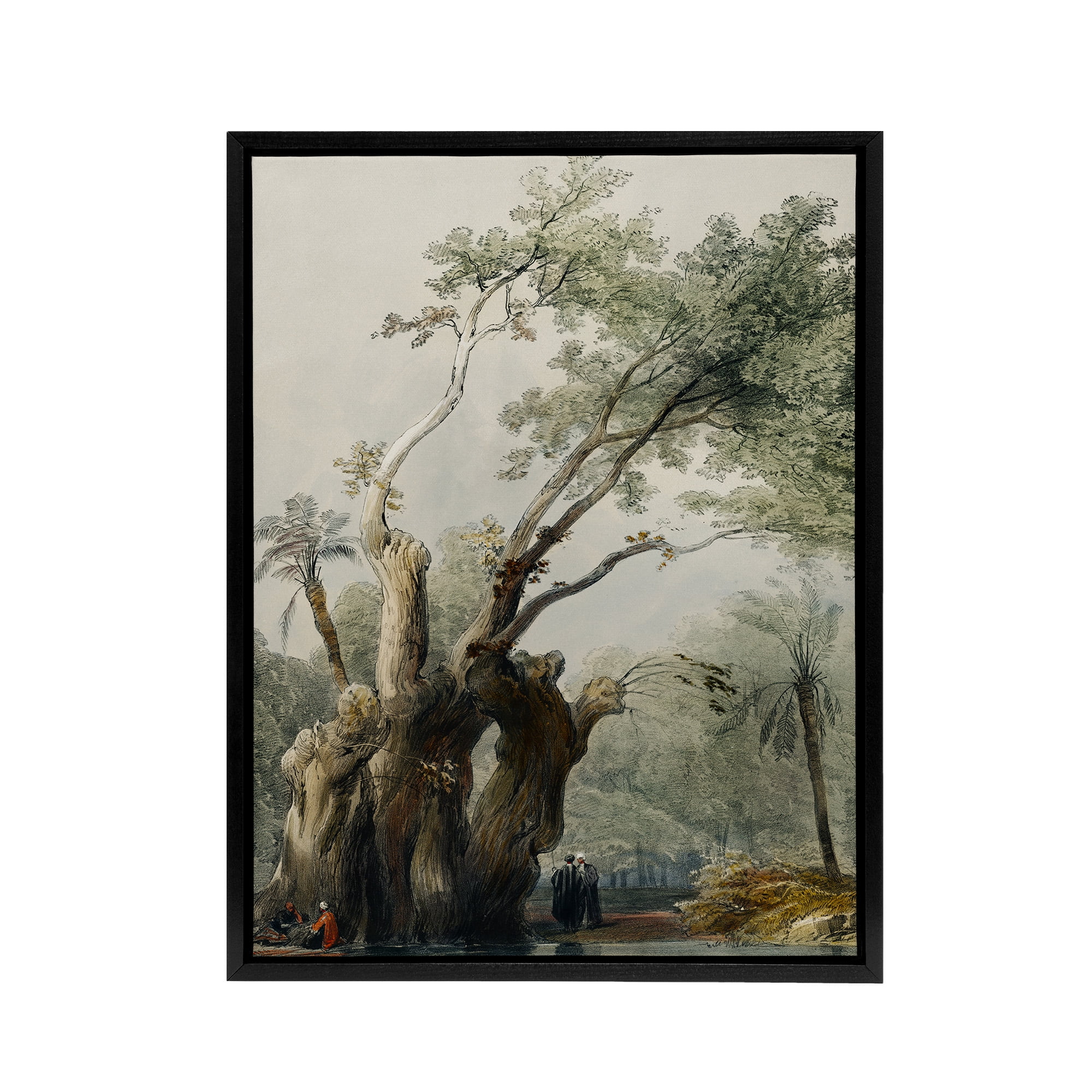 The Holy Tree of Metereah D. Roberts Vintage Black Framed Canvas Wall ...