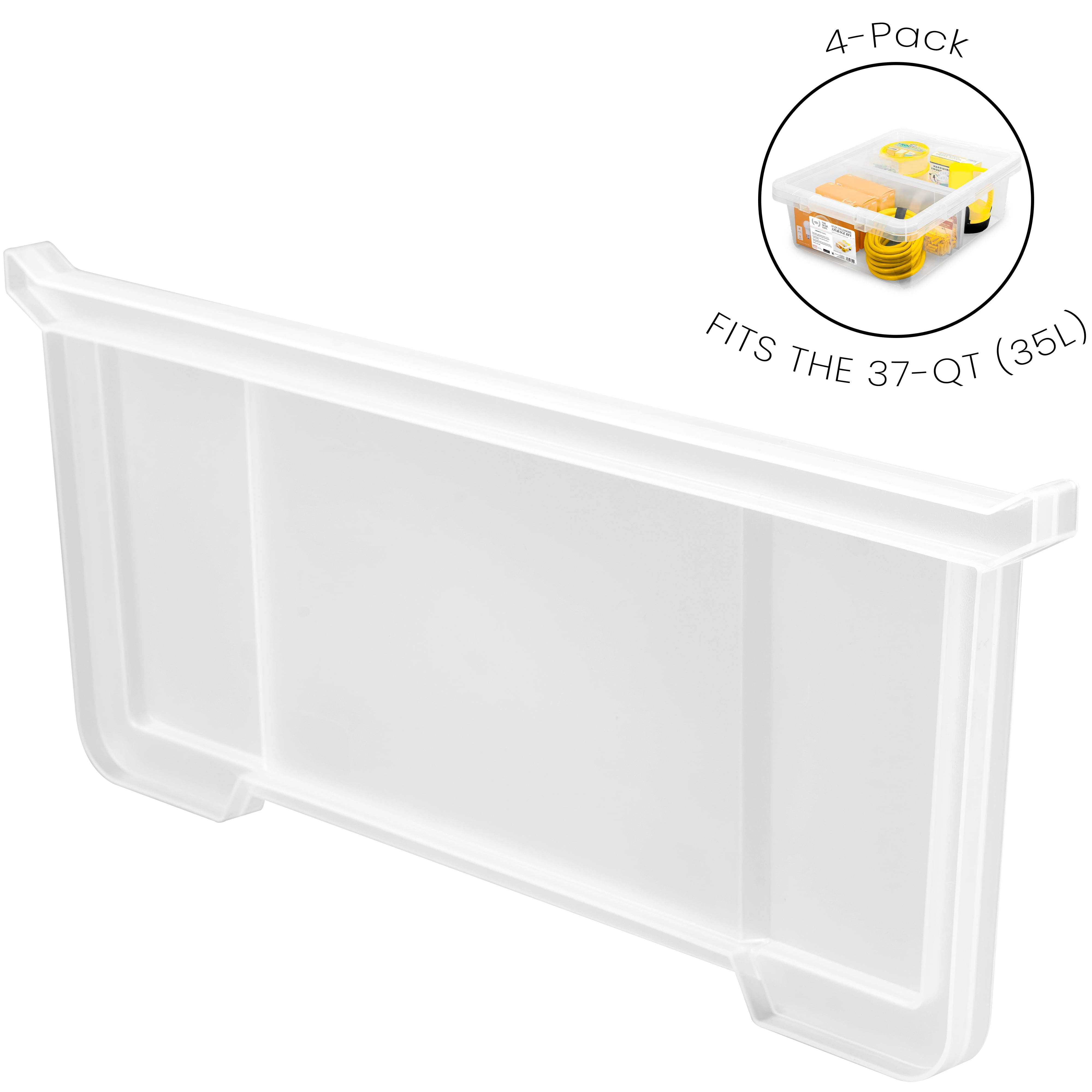 The Home Edit Additional Dividers for 37 Quart Storage Bin, Adult, Set ...