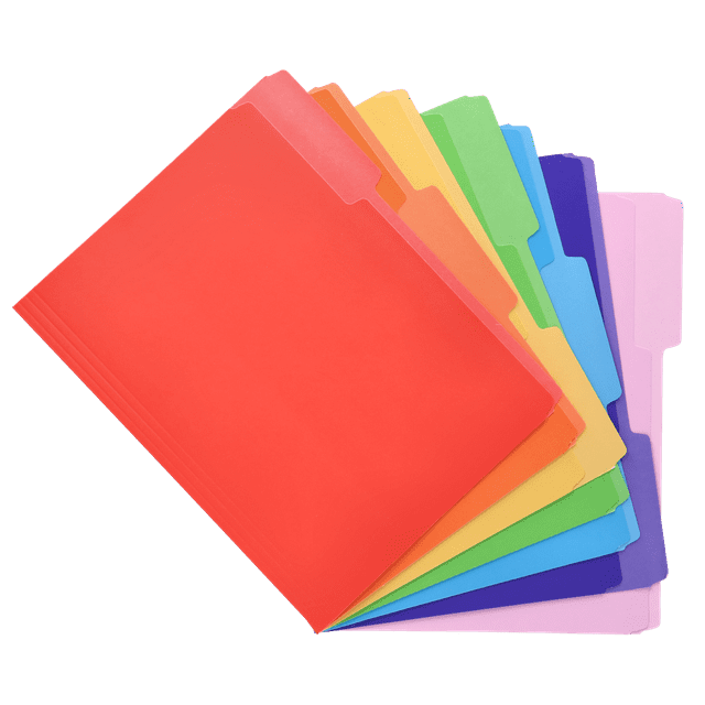 The Home Edit File Folders, Multicolor Rainbow Ready, Letter Size, 7 ...