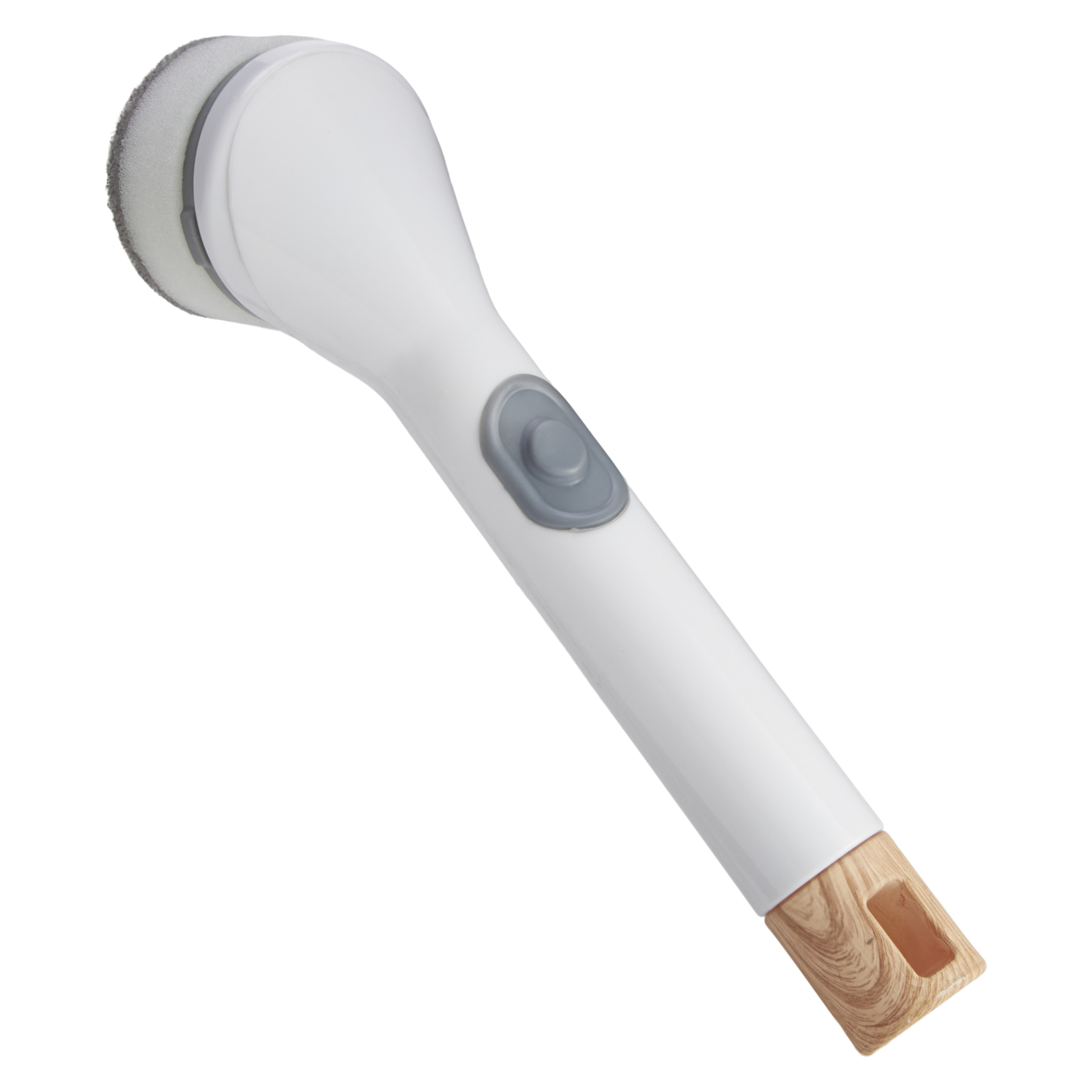 1 Refillable Dish Brush Wand Handle with 2 Brush Heads & 2 Non Scratch ...